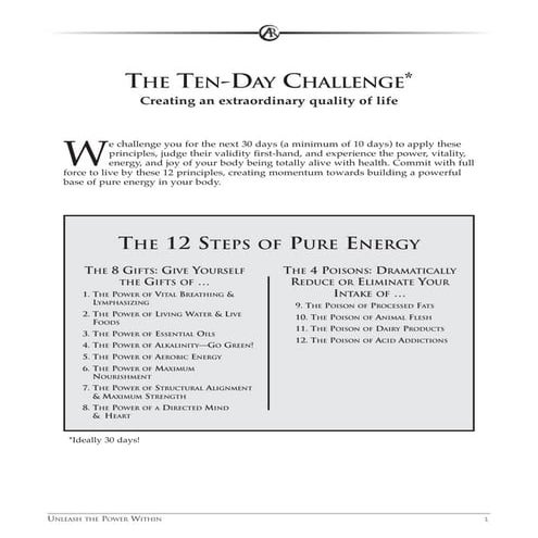 10 day challenge | PDF