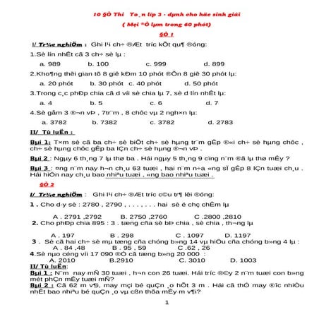 10 de thi hsg toan 3 | PDF