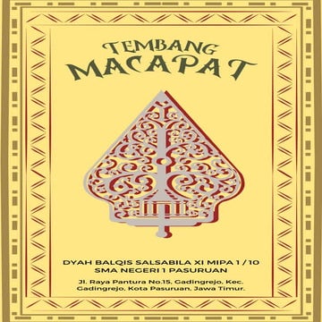Tembang Macapat | PDF