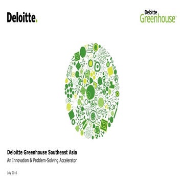 Deloitte Greenhouse - Overview & Approach | PDF