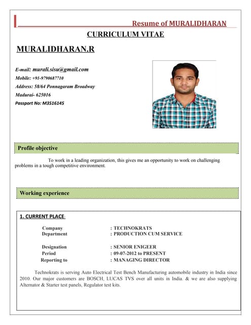 Marthu RESUME-look | PDF