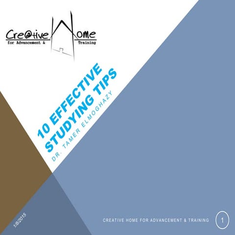 10 creative studying tips | PPTX | Education