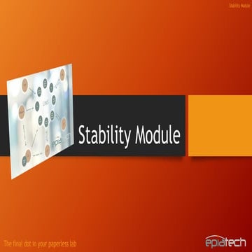 Custom Stability Module for LIMS | PDF