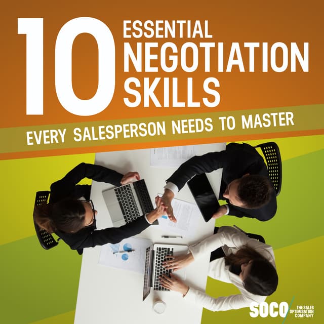 10 Essential Negotiation Skills Every Salesperson Need To Master | PDF