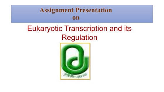 Transcription in prokaryotes and eukaryotes | DOCX | Chemistry | Science