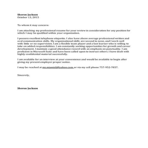 Sheron Jackson cover | PDF