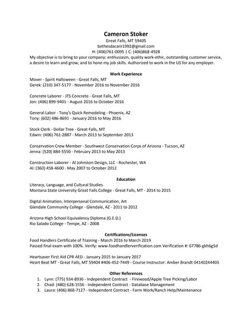 Bingham resume | PDF