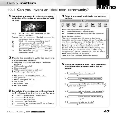 Unit 10 Family Matters | PDF