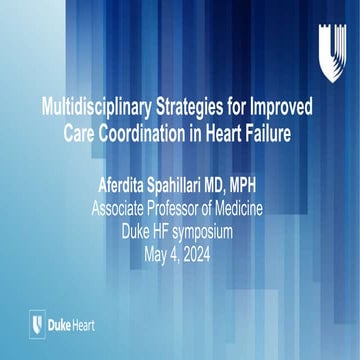 Multidisciplinary Strategies for Improved Care Coordination in Heart ...