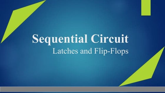 Types of flip flops ppt | PPTX | Consumer Electronics | Technology & Computing