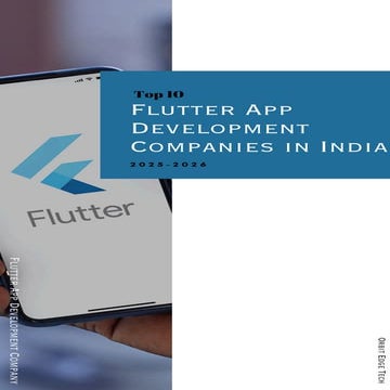 10 Flutter Development App Companies - Orbit Edge | PDF