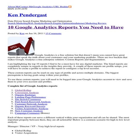 Google Analytics reports.pptx