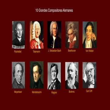 10 grandes compositores alemanes | PPSX