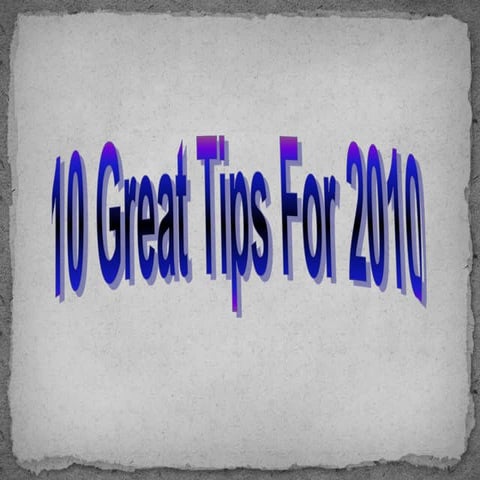 10 Working Tips For Bright Future | PPS
