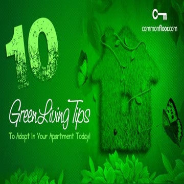 10 Green Living Tips To Adopt In Your Apartment Today For A Greener ...