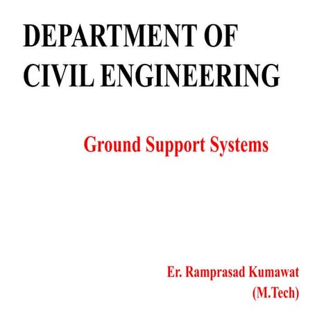 Ground Support System | PPTX