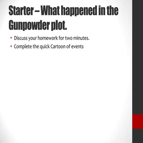 810 - Gunpowder plot | PPTX