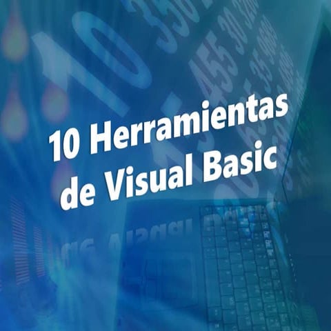 10 herramientas de visual basic | PPTX