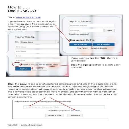 10 how to edmodo | DOCX | Computing | Technology & Computing