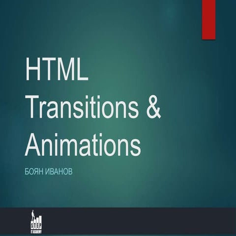 Html transitions & animations | PPT