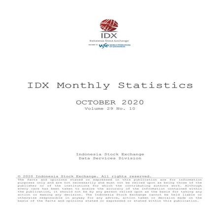10 idx monthly statistics oktober 2020 | PDF