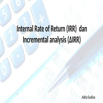 10# IRR dan Incremental IRR...pptxzzzzsss | PPTX