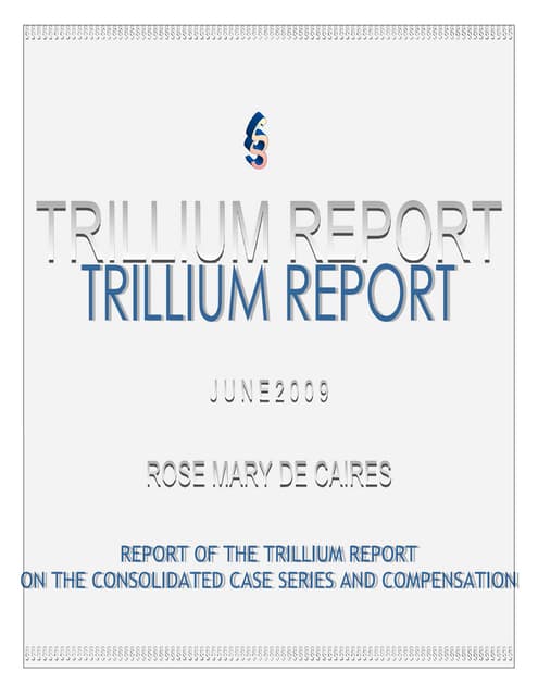 TRILLIUM REPORT 2009 [Acknowledgments] | PDF