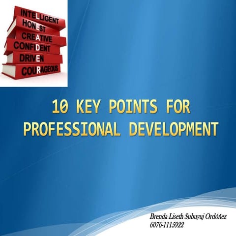 10 key points for professional development | PPTX
