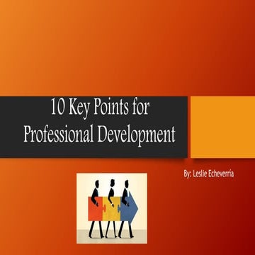 10 key points for professional development | PPTX