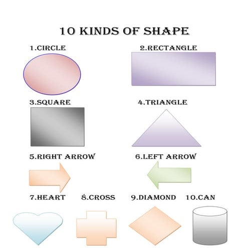 10 kinds of shape(kevin reyes) | DOCX