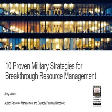 10 Proven Military Strategies for Breakthrough Resource Management | PPT
