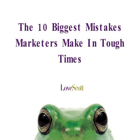 10 Marketing Mistakes | PPT