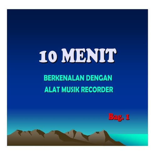 10 menit | PDF