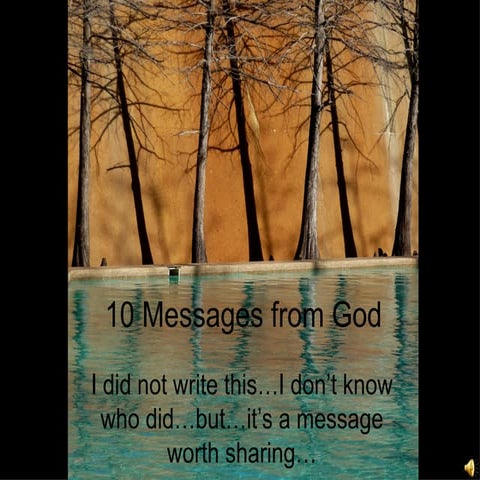 10 messages from God | PPS