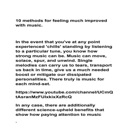 Music motivation | PDF