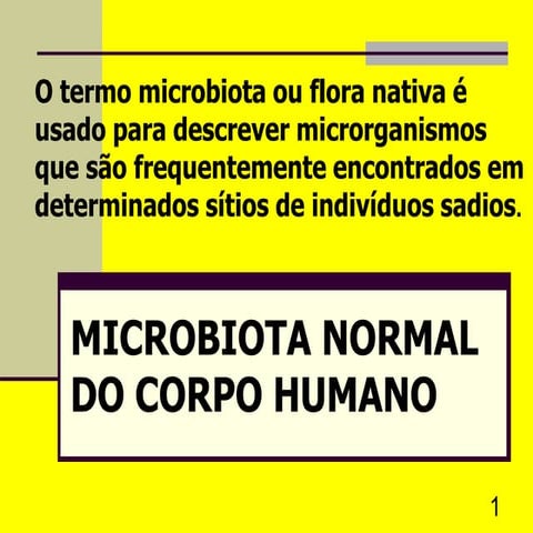 10 Microbiologia - MICROBIOTA NORMAL.ppt