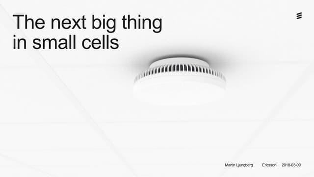 Ericsson 5G Radio Dot Infographic | PDF