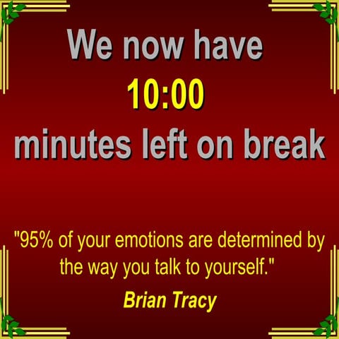 10 minute timeclock countdown with quotes | PPT