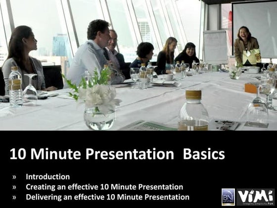 BNI Feature Presentation (10 minute presentation) | PPTX