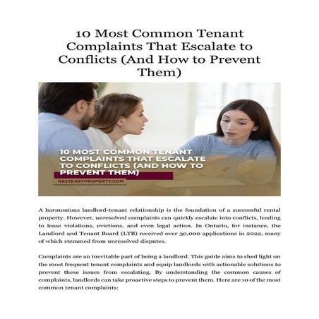 10 Most Common Tenant Complaints That Escalate to Conflicts.pdf