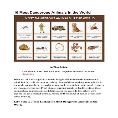 10 Most Dangerous Animals in the World.pdf
