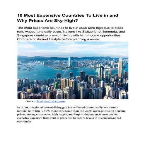 10 Most Expensive Countries To Live in and Why Prices Are Sky-High.pdf