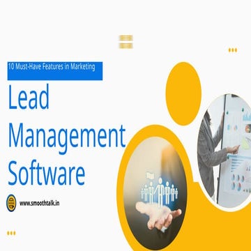 10 Must-Have Features in Marketing Lead Management Software | PPTX