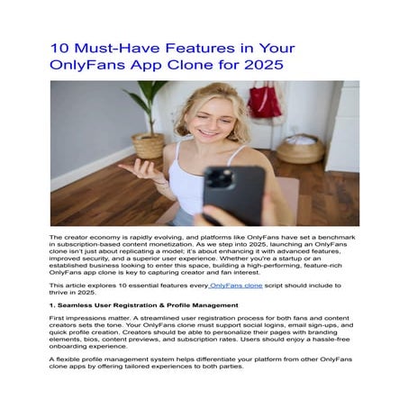 10 Must-Have Features in Your OnlyFans App Clone for 2025.pdf