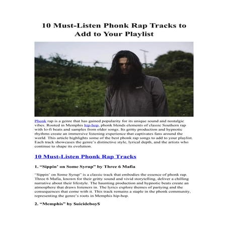 10 Must-Listen Phonk Rap Tracks to Add to Your Playlist.docx