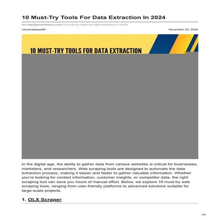 10 Must-Try Tools For Data Extraction In 2024.pdf