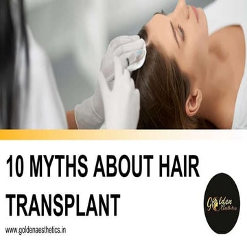 MISCONCEPTIONS ABOUT HAIR TRANSPLANT | PPTX