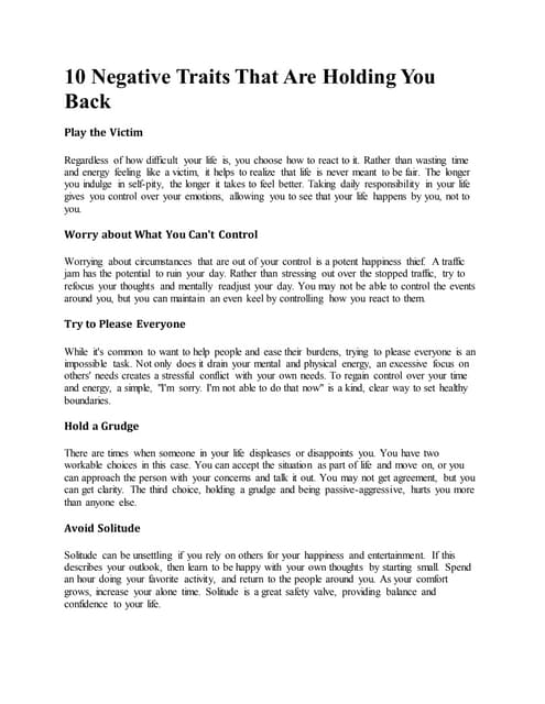 Self transformation s | PPT