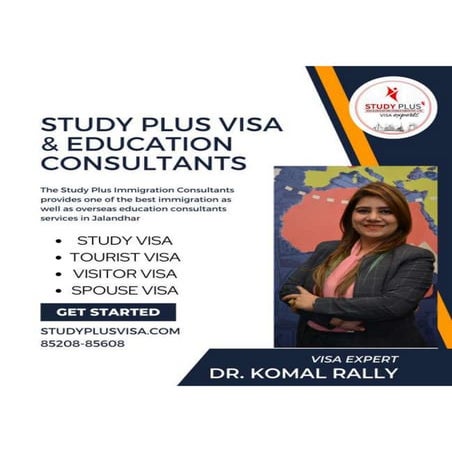 Study the best Visa Consultants in Jalandhar. | PDF