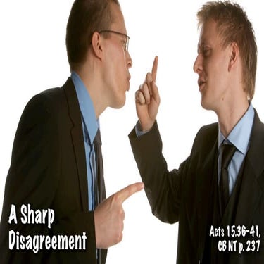 A Sharp Disagreement | PPT